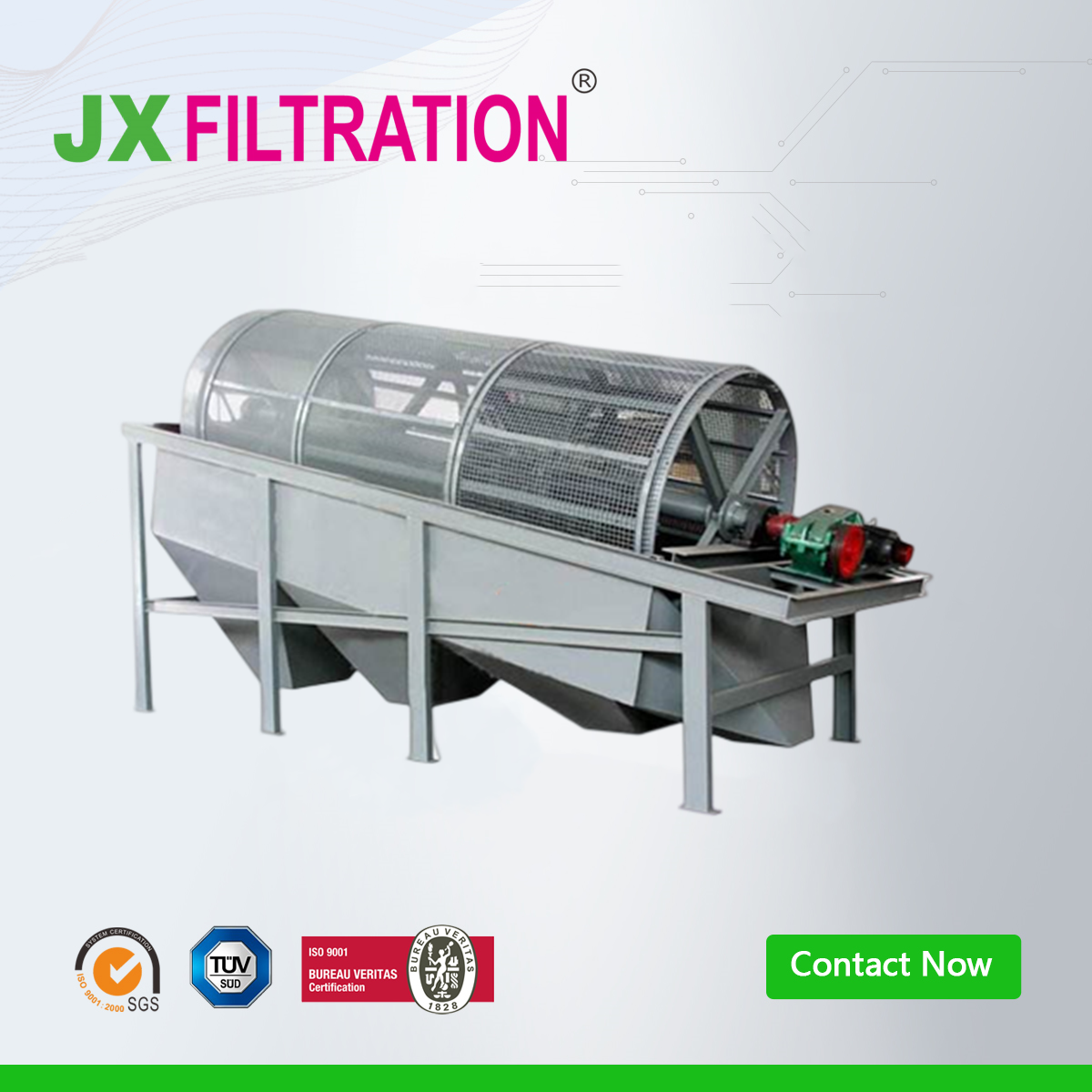 What is Trommel Screen - Solid Liquid Separator