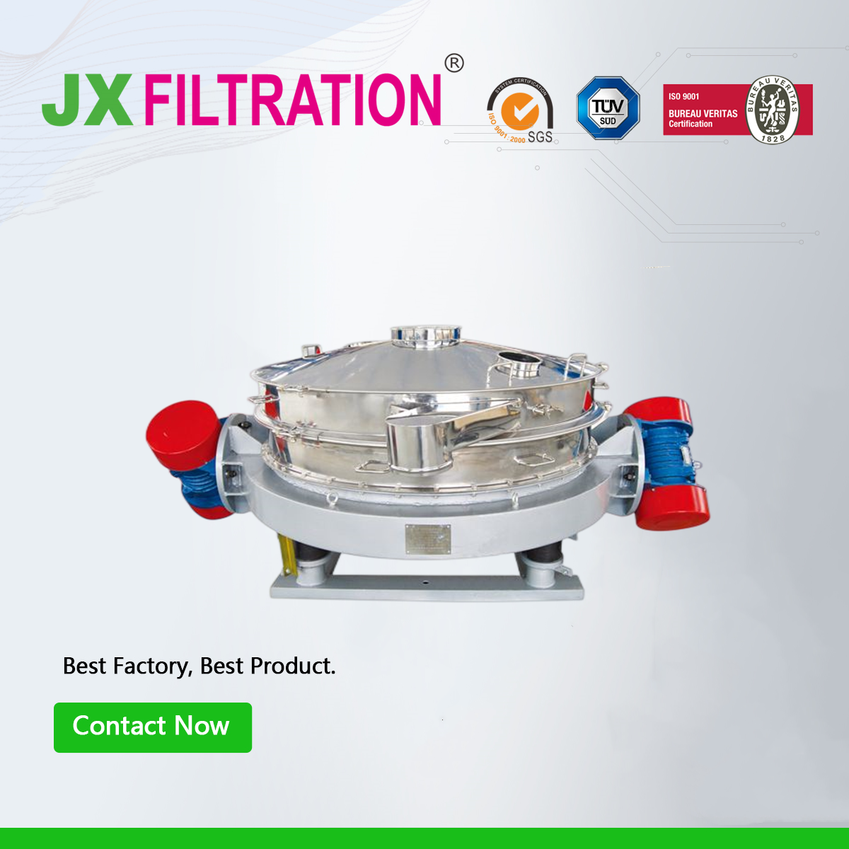 What is Direct Discharge Vibrating Screen - Solid Liquid Separator